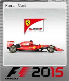 F1 2015 - Ferrari Card | Steam Trading Cards Wiki | Fandom