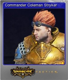 WARMACHINE: Tactics - Commander Coleman Stryker | Steam Trading Cards ...