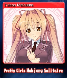 Pretty Girls Mahjong Solitaire - Kanon Matsuura | Steam Trading Cards ...