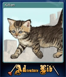 ADventure Lib - Kitten | Steam Trading Cards Wiki | Fandom