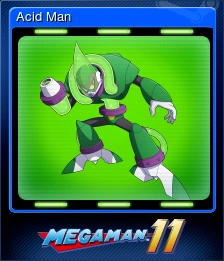 Mega Man 11 - Acid Man | Steam Trading Cards Wiki | Fandom
