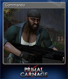Primal Carnage: Extinction - Commando | Steam Trading Cards Wiki | Fandom