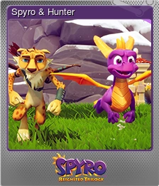 Spyro Reignited Trilogy - Spyro & Hunter | Steam Trading Cards Wiki ...