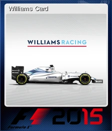 F1 2015 - Williams Card | Steam Trading Cards Wiki | Fandom