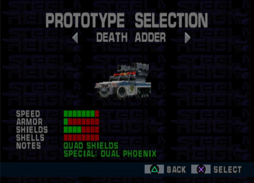 Death Adder | Steel Reign Wiki | Fandom