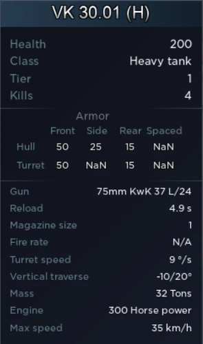 VK 30.01 (H) "VK 30.01 (H)" | Steel Titans Wiki | Fandom