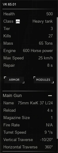 VK 65.01 "VK 65.01" | Steel Titans Wiki | Fandom