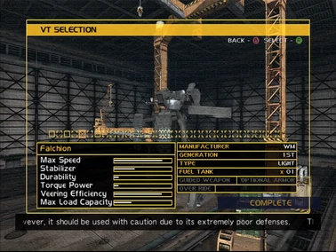 Unlocking VT's/Maps/Install | Steel Battalion Wiki | Fandom