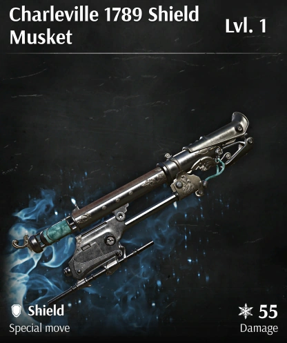 Charleville 1789 Shield Musket | Steelrising Wiki | Fandom