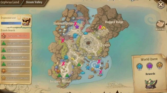 Treasures Locations | Wiki Stella Arcana | Fandom