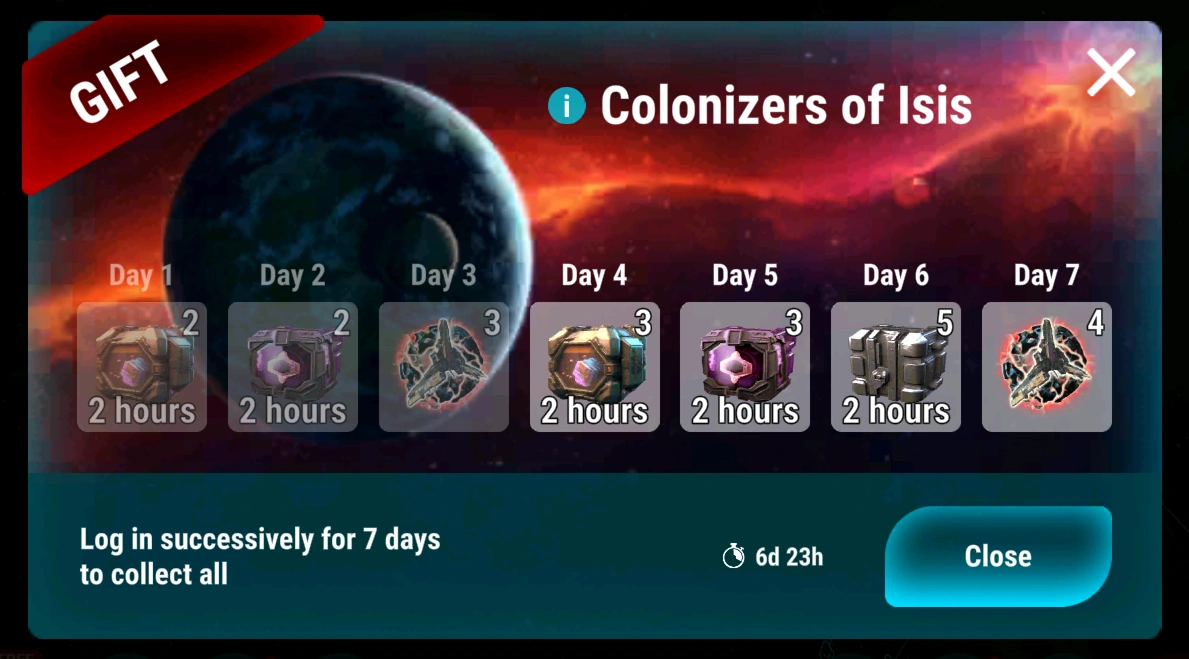 Colonizers of Isis | Stellar Wind Idle Wiki | Fandom