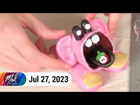MalMakes: Art - Painting our Clay Creations! - VOD 7.27.23 | Stephen ...