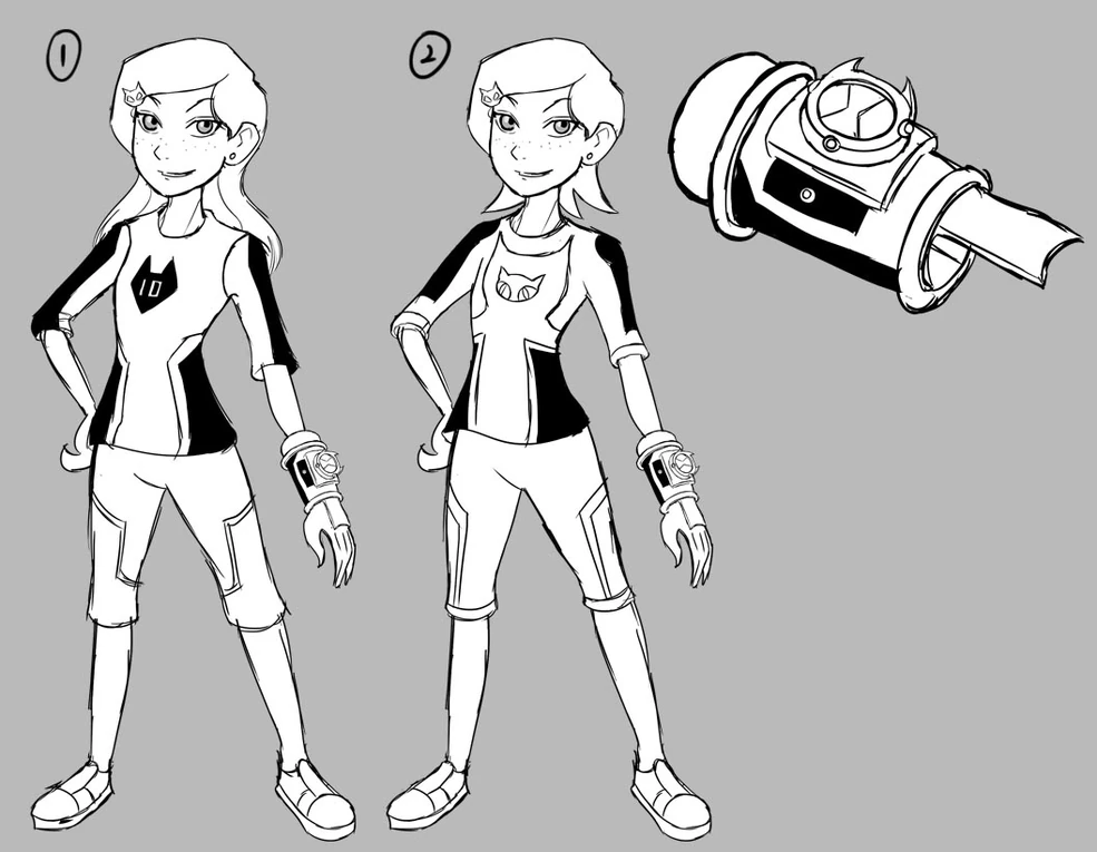 gwen from ben ten coloring pages