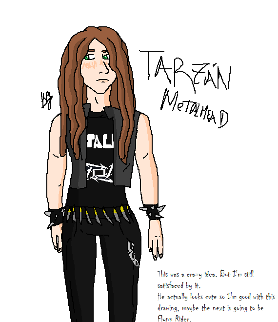 Tarzán as a metalhead | Wikia Steven Universe wiki ocs | Fandom