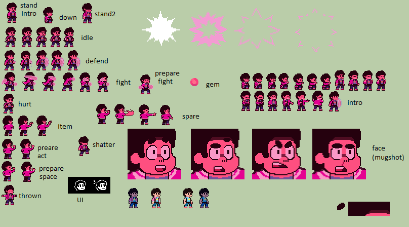 User blog:SwappedClothes1749/a sprite rip i was involved with | Steven ...