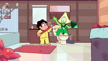 Peridot and Steven | Steven Universe Wiki | Fandom