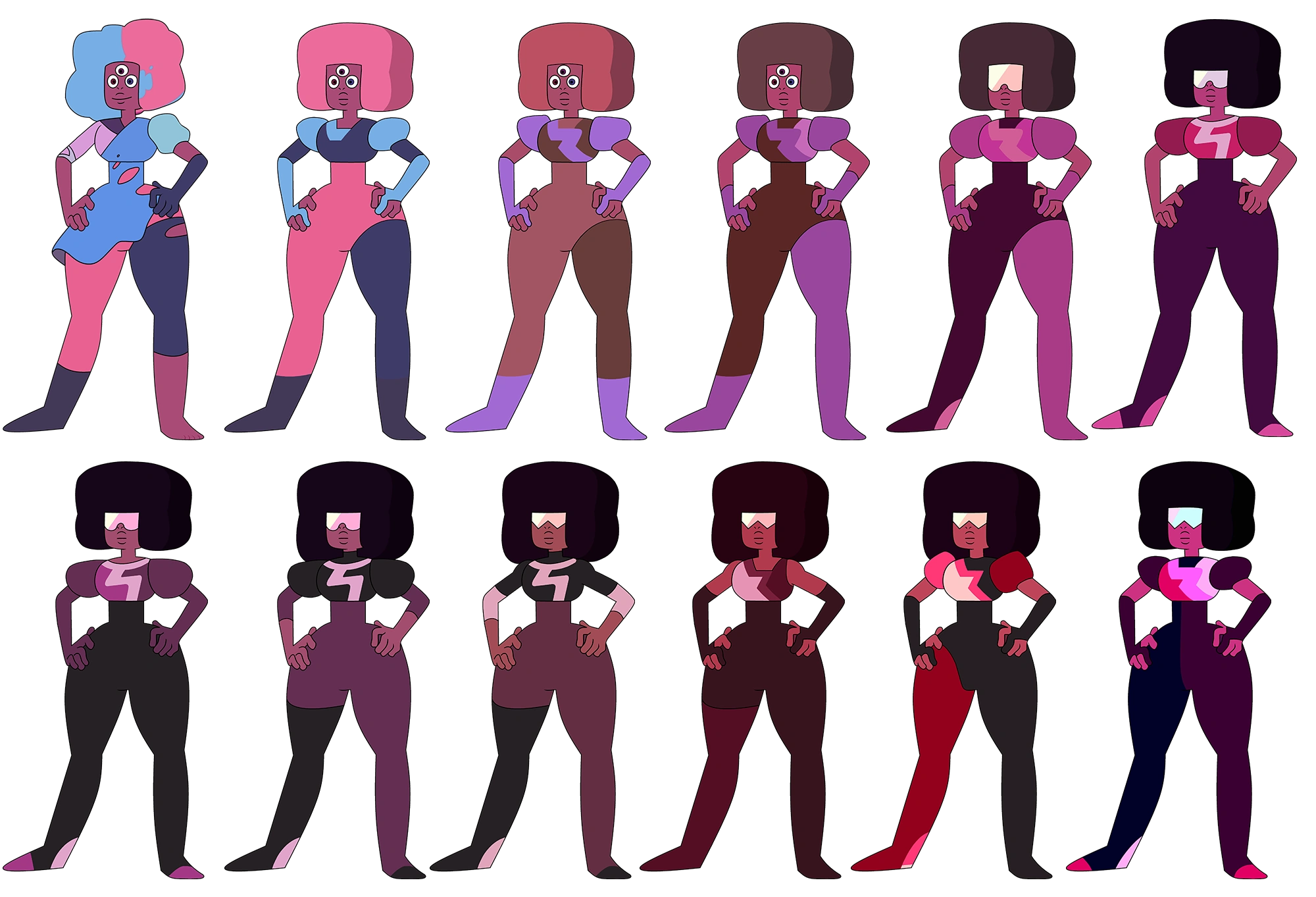 Steven Universe Garnet Without Her Glasses