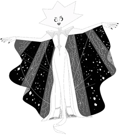 how to draw white diamond from steven universe