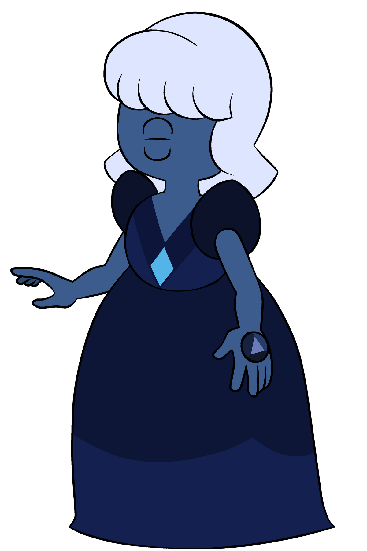Safira Azul Negro Ta Wikia Stevenuniverso Fanfiction Fandom