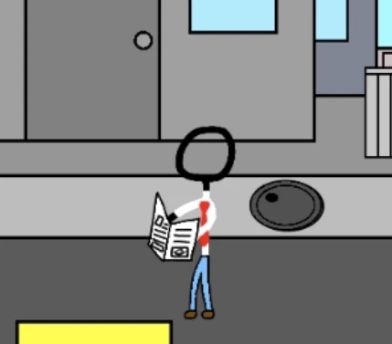 Titan Newspaper Guy (Xroad) (SF: TFL) | Stick Fight: The Warfare Never ...