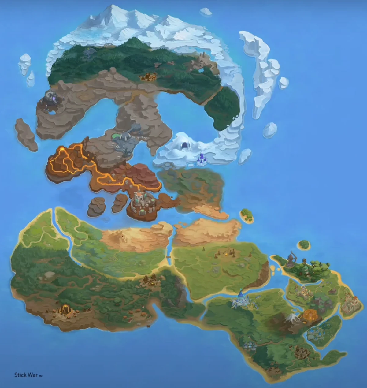 King Zarek's Map | Stick War Wiki | Fandom