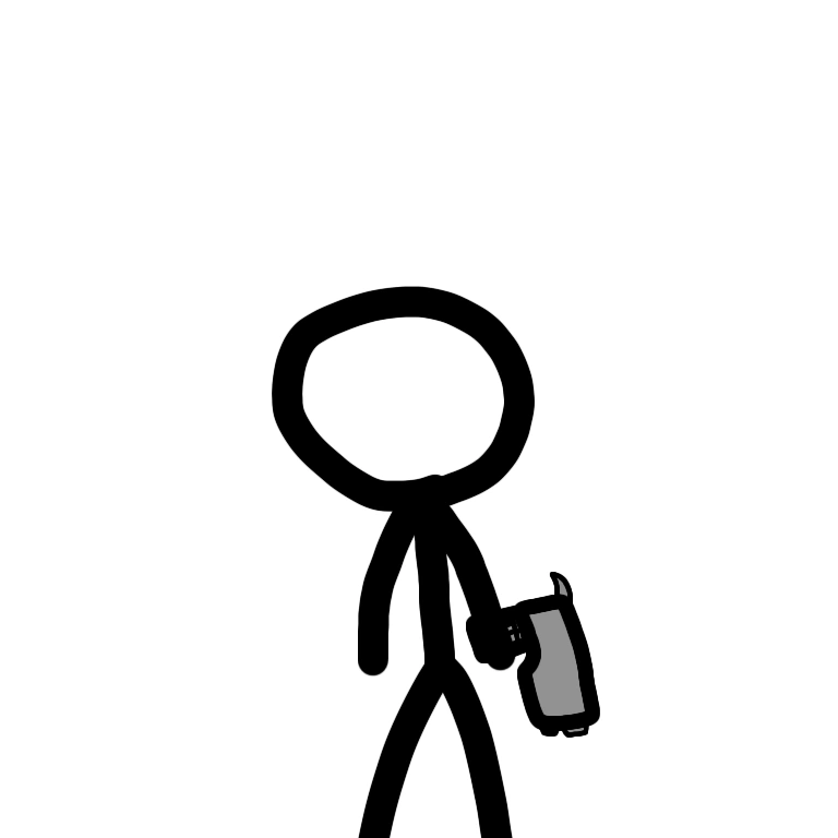 how to draw stick figure weapons