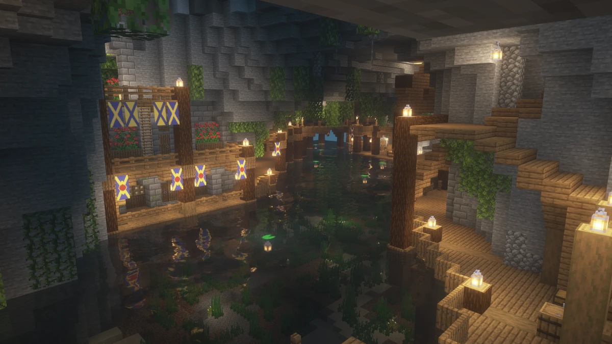 Minecraft Underground City Schematic