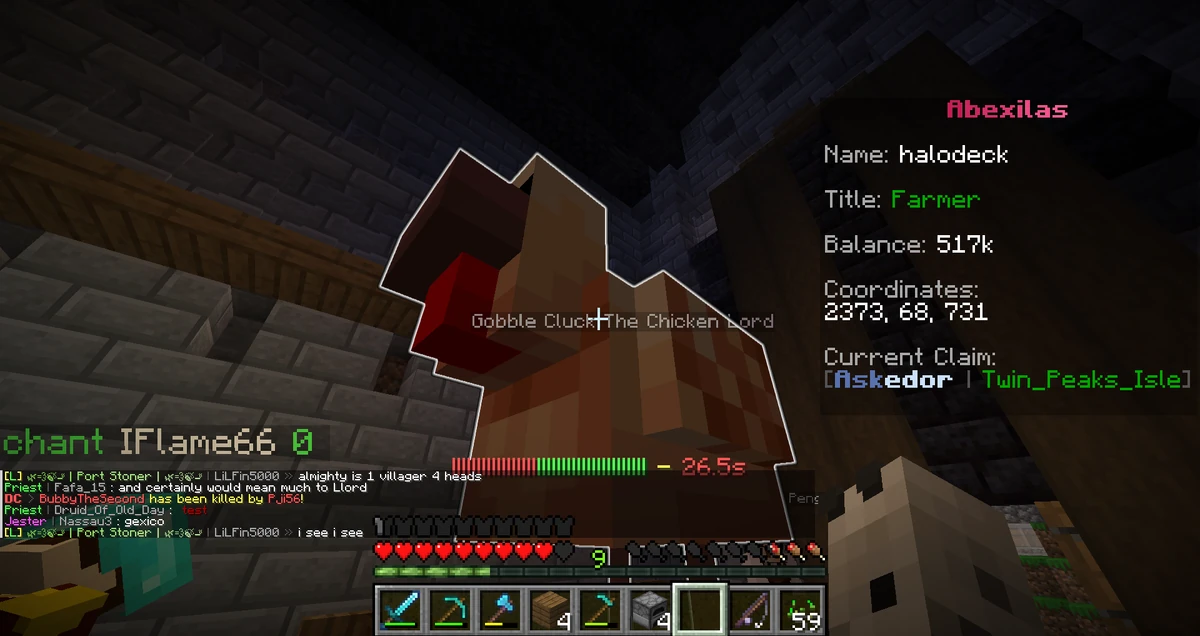 Gobble Cluck the Chicken Lord | Stoneworks MC Wiki | Fandom