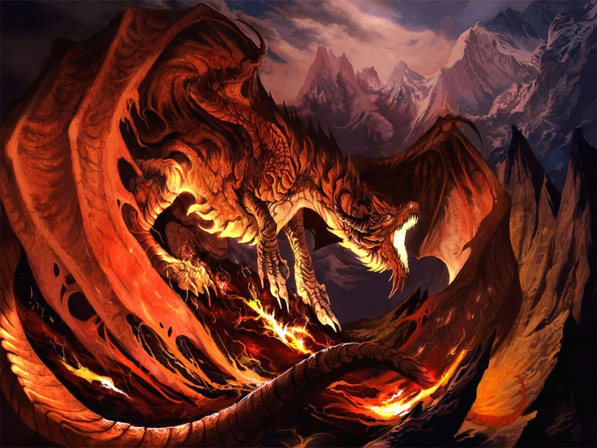 The Red Drake of Flammen-Flachland | Stoneworks MC Wiki | Fandom