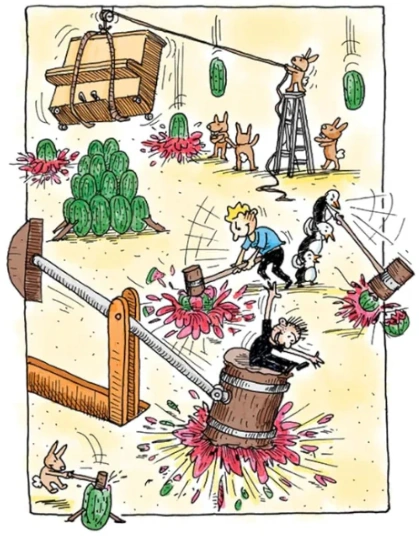 Watermelon-Smashing Room | Storey Treehouse Wiki | Fandom