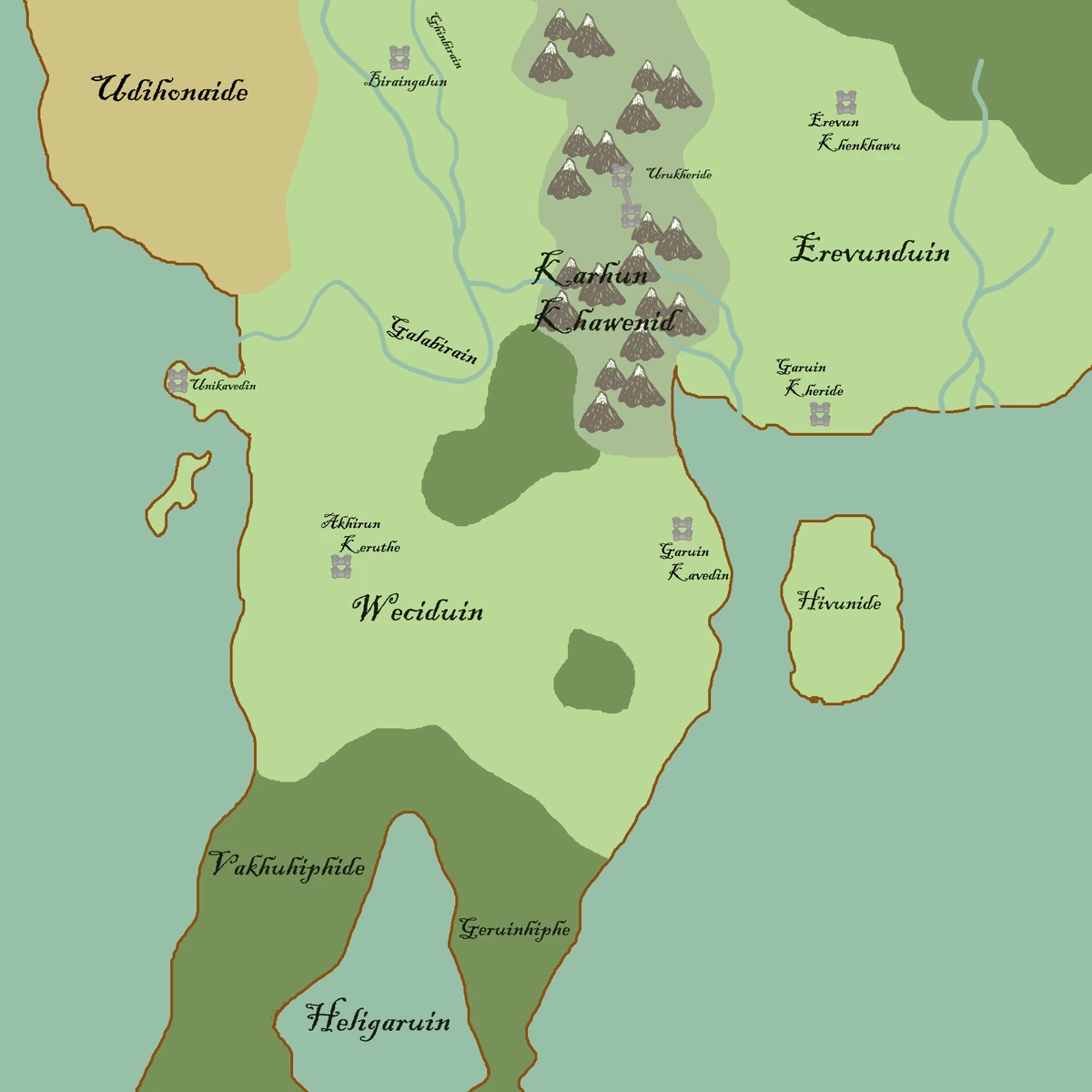 Entry: The Known Lands (Veninide) | Stories and Stuff Wiki | Fandom