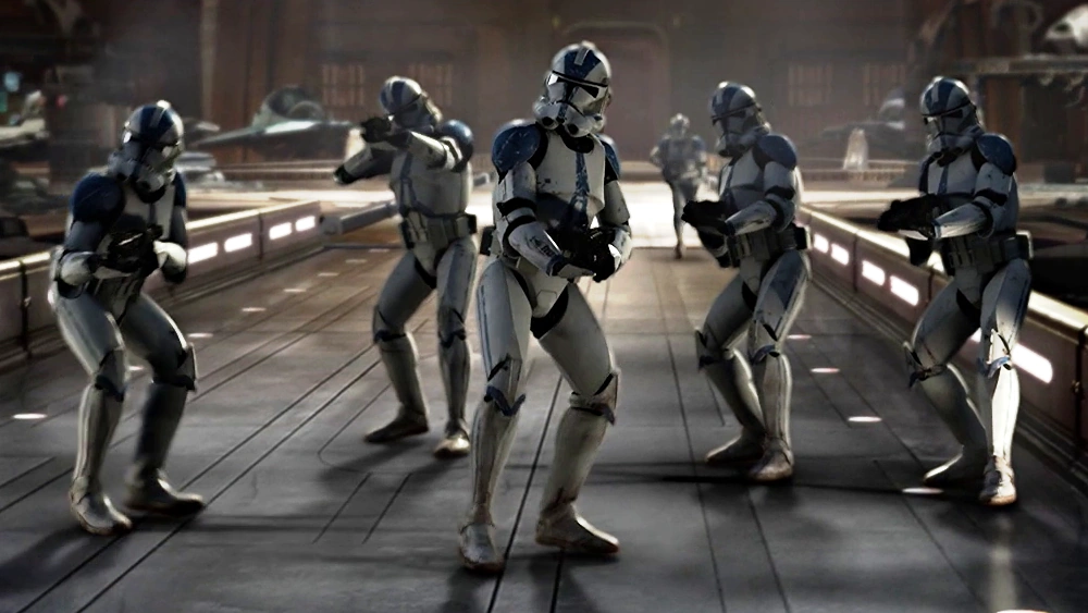 Stormtroopers In Formation