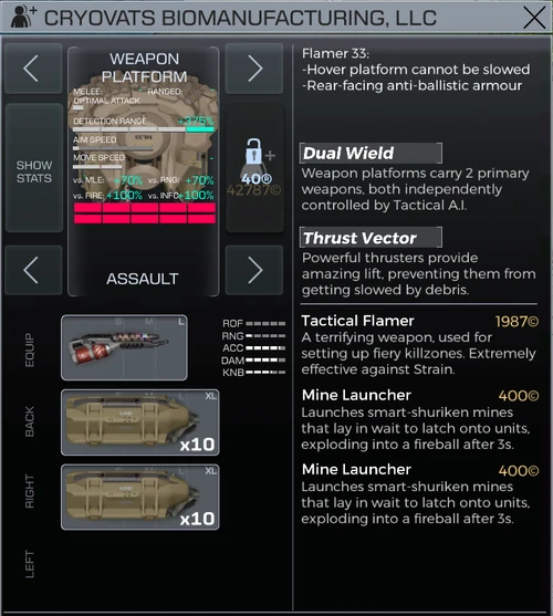 Weapon Platform | Strain Tactics Wiki | Fandom