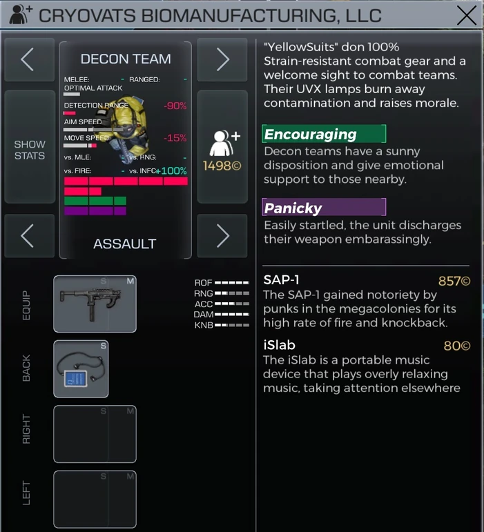 Decon Team | Strain Tactics Wiki | Fandom
