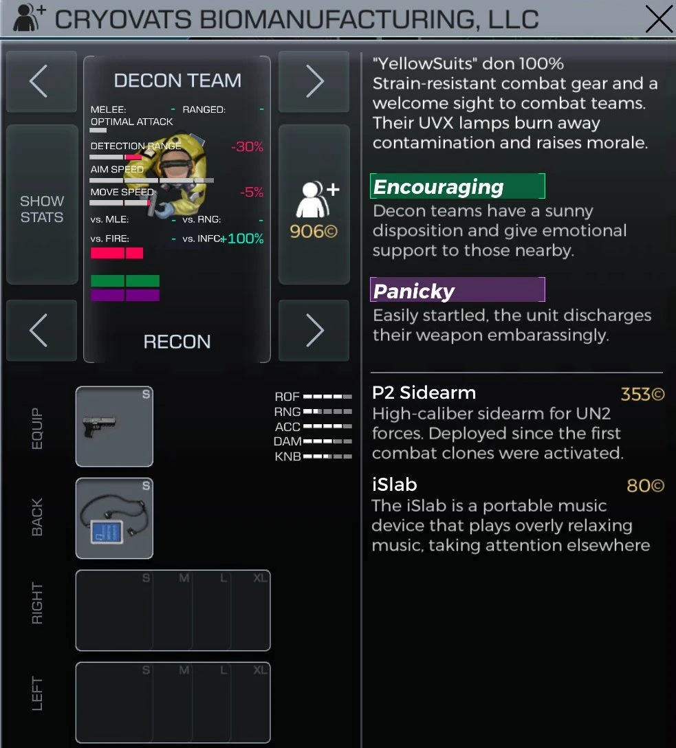 Decon Team | Strain Tactics Wiki | Fandom
