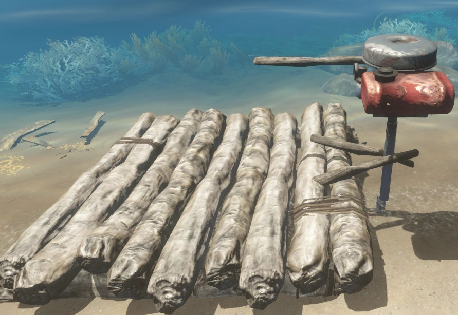 Radeau à moteur | Wiki Stranded Deep | Fandom