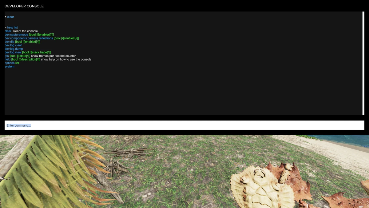 Developer Console | Stranded Deep Wiki | Fandom