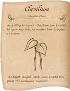Clavilium | Strange Horticulture Wiki | Fandom