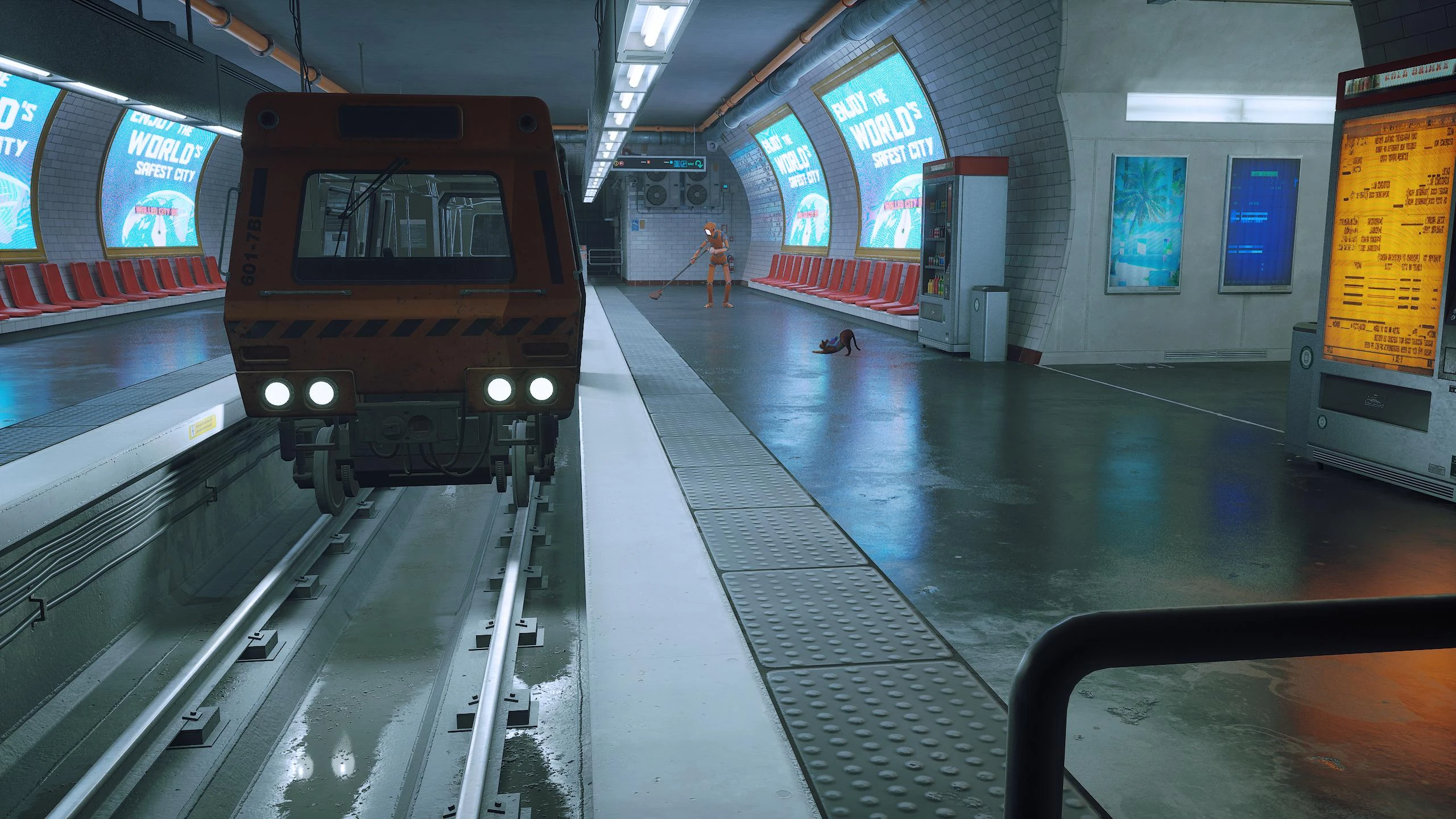 Reminds me of the subway in Stray? : r/stray