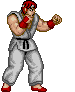 Street Fighter/Basic Commands/Ryu/Standing | Street Fighter Sprites ...