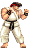 Street Fighter II: The World Warrior/Basic Commands/Ryu/Standing/Light ...