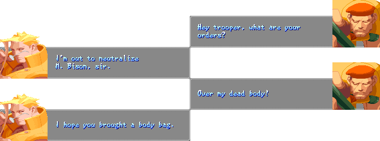 Street Fighter Alpha 2/Rivals/Charlie—Rolento | Street Fighter Sprites ...