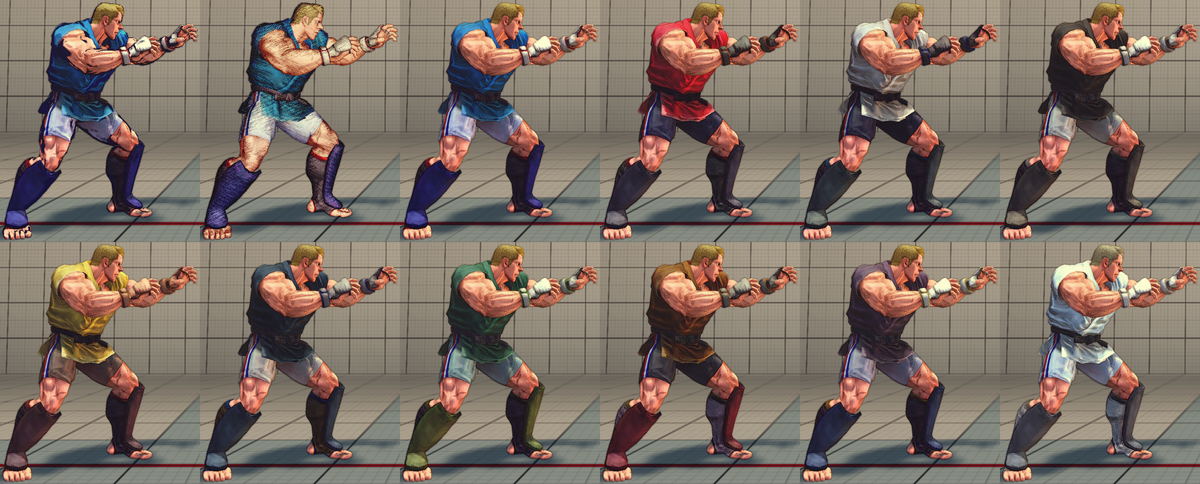 Alternate Color/Street Fighter IV series | Street Fighter Wiki | Fandom