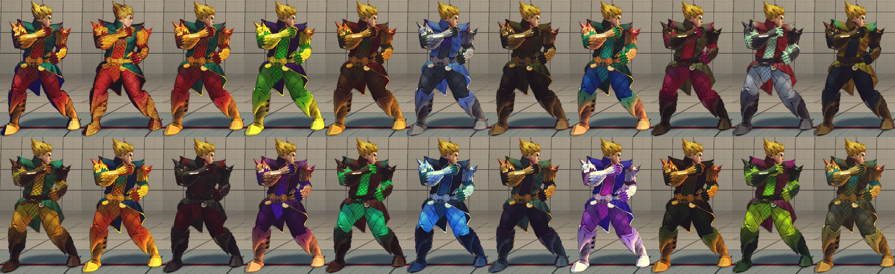 Giving Every Fighter up to 20 Alternate Costumes: 60 ε. Ken : r/smashbros