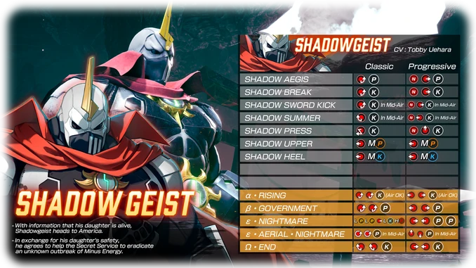 Shadow Geist | Street Fighter EX Wiki | Fandom