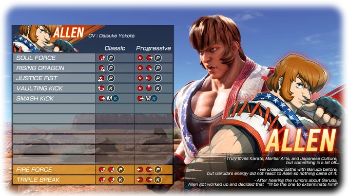 Allen | Street Fighter EX Wiki | Fandom