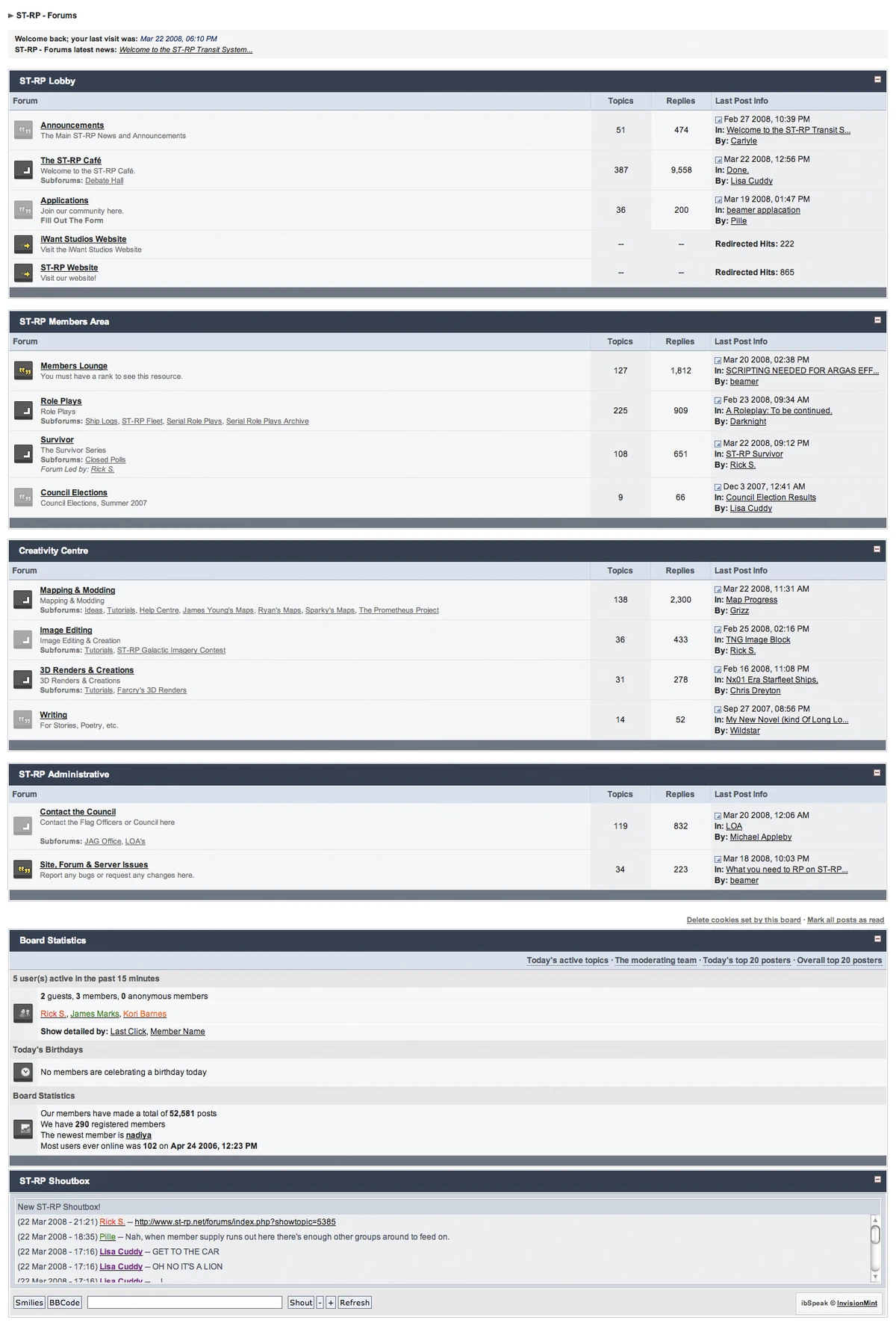 ST-RP Forums | ST-RP Wiki | Fandom