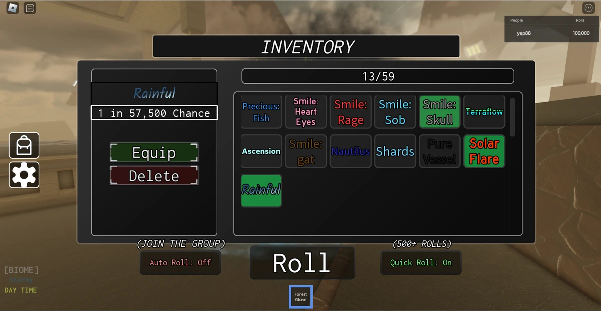 Inventory system | Studs RNG Revitalized Wiki | Fandom