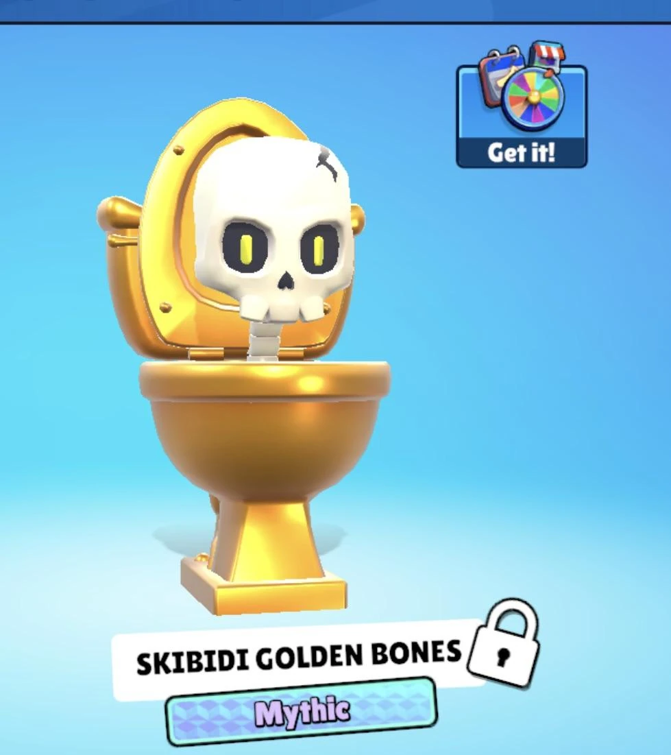 Skibidi Golden Bones | Stumble Guys Wiki | Fandom