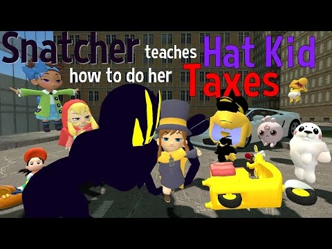 SSGV5: Snatcher teaches Hat Kid how to do her taxes | SSGV5 Wiki | Fandom